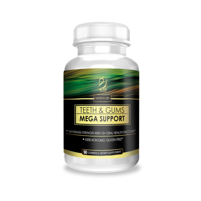 Actif Teeth and Gums Mega Support, Oral Probiotics Supplement for Mouth ...