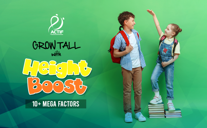 Actif Height Boost Mega Support for Height Growth with 10+ Factors, 3-8 ...