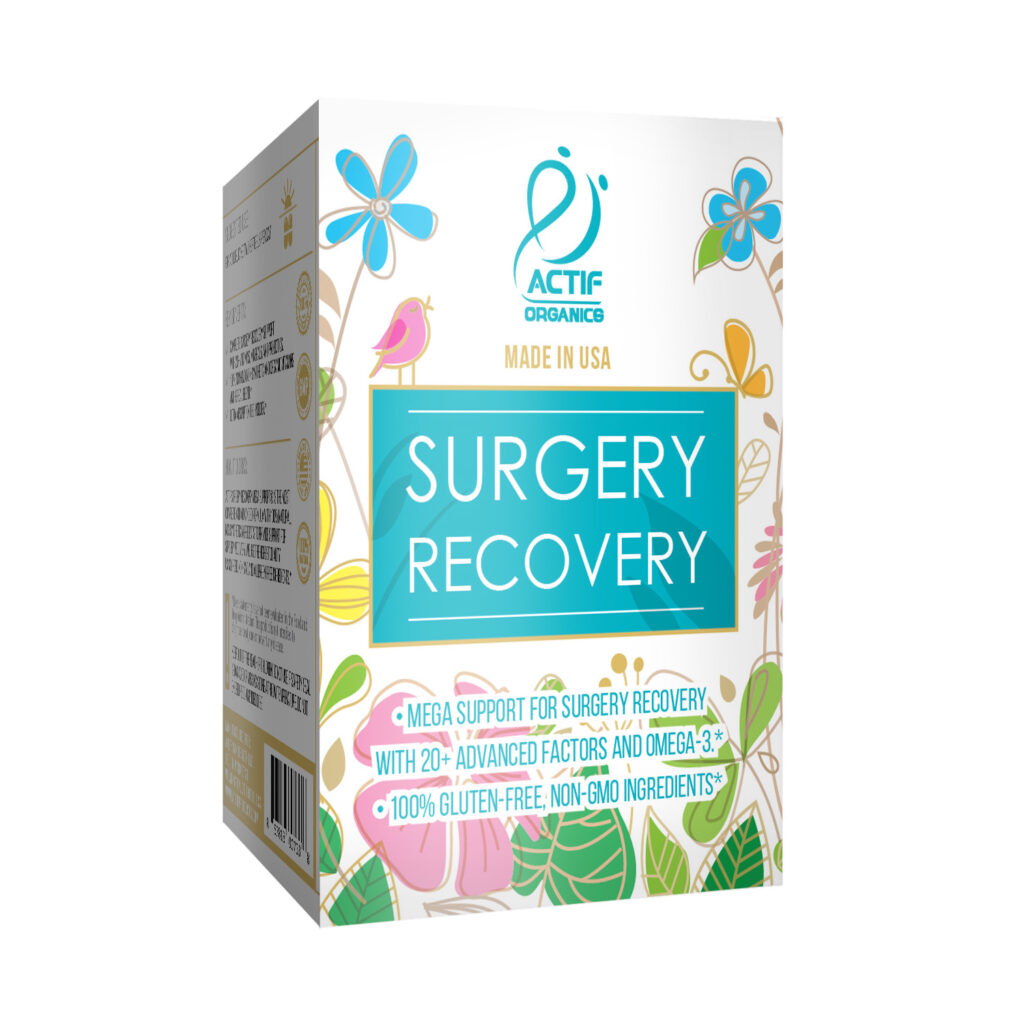 ACTIF Surgery Recovery Supplement with 20+ Advanced Factors and Omega-3 ...