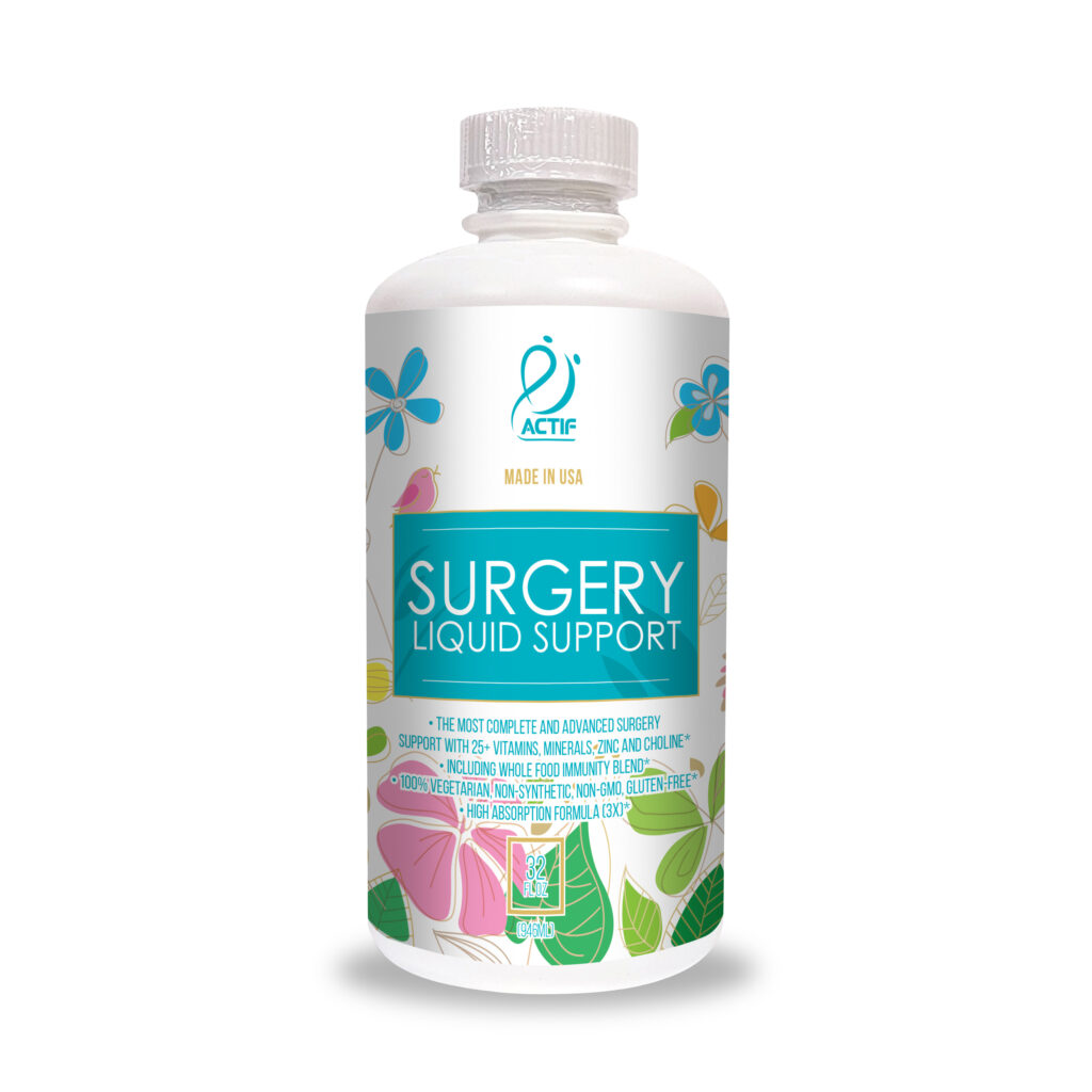 ACTIF Surgery Recovery Liquid Supplement with 45+ Advanced Factors ...